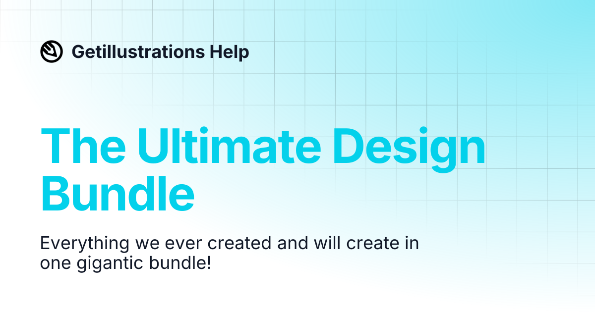 The Ultimate Design Bundle | Getillustrations Help